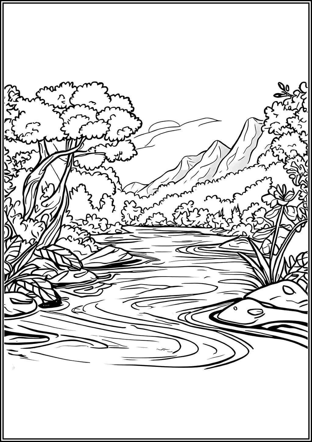 River coloring pages (Free printable PDF) - TotalColoring.com