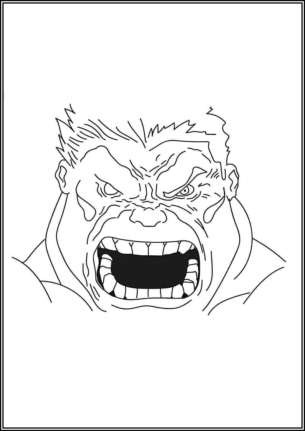 Hulk coloring pages (Free printable PDF) - TotalColoring.com