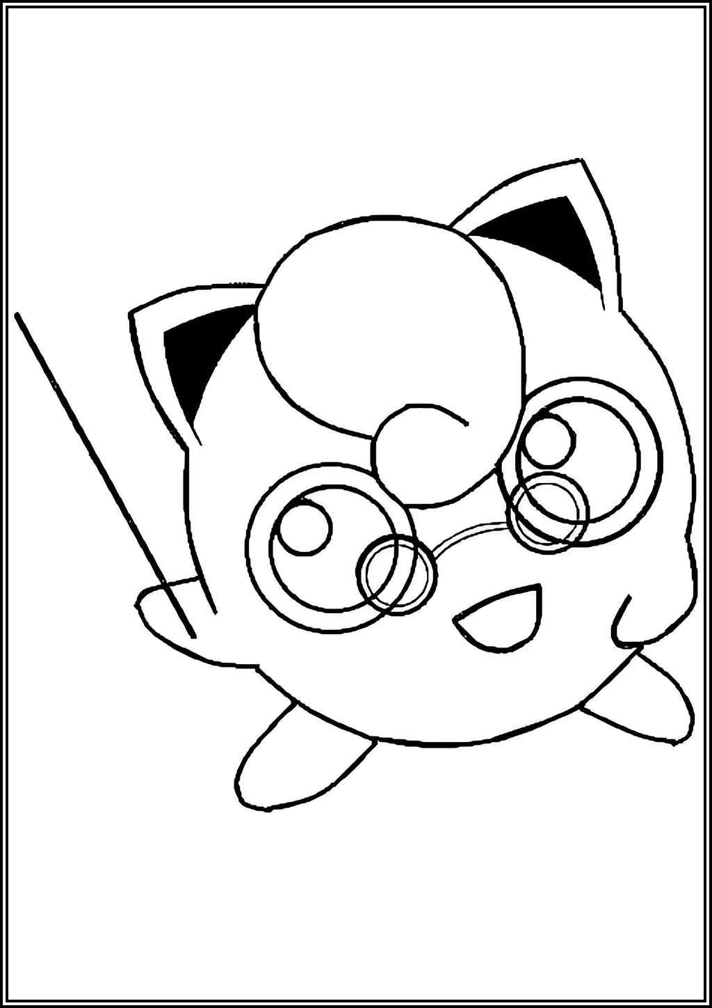 Jigglypuff coloring pages (Free printable PDF) - TotalColoring.com