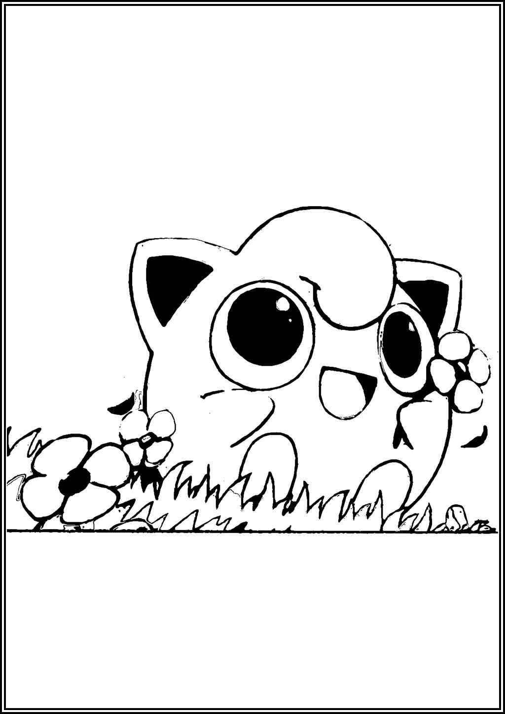 Jigglypuff coloring pages (Free printable PDF) - TotalColoring.com