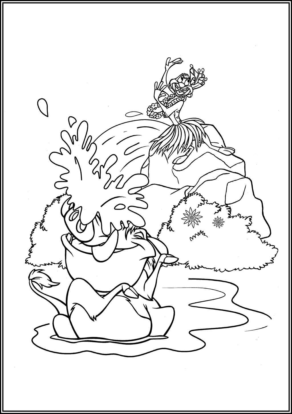 Timon coloring pages (Free printable PDF) - TotalColoring.com