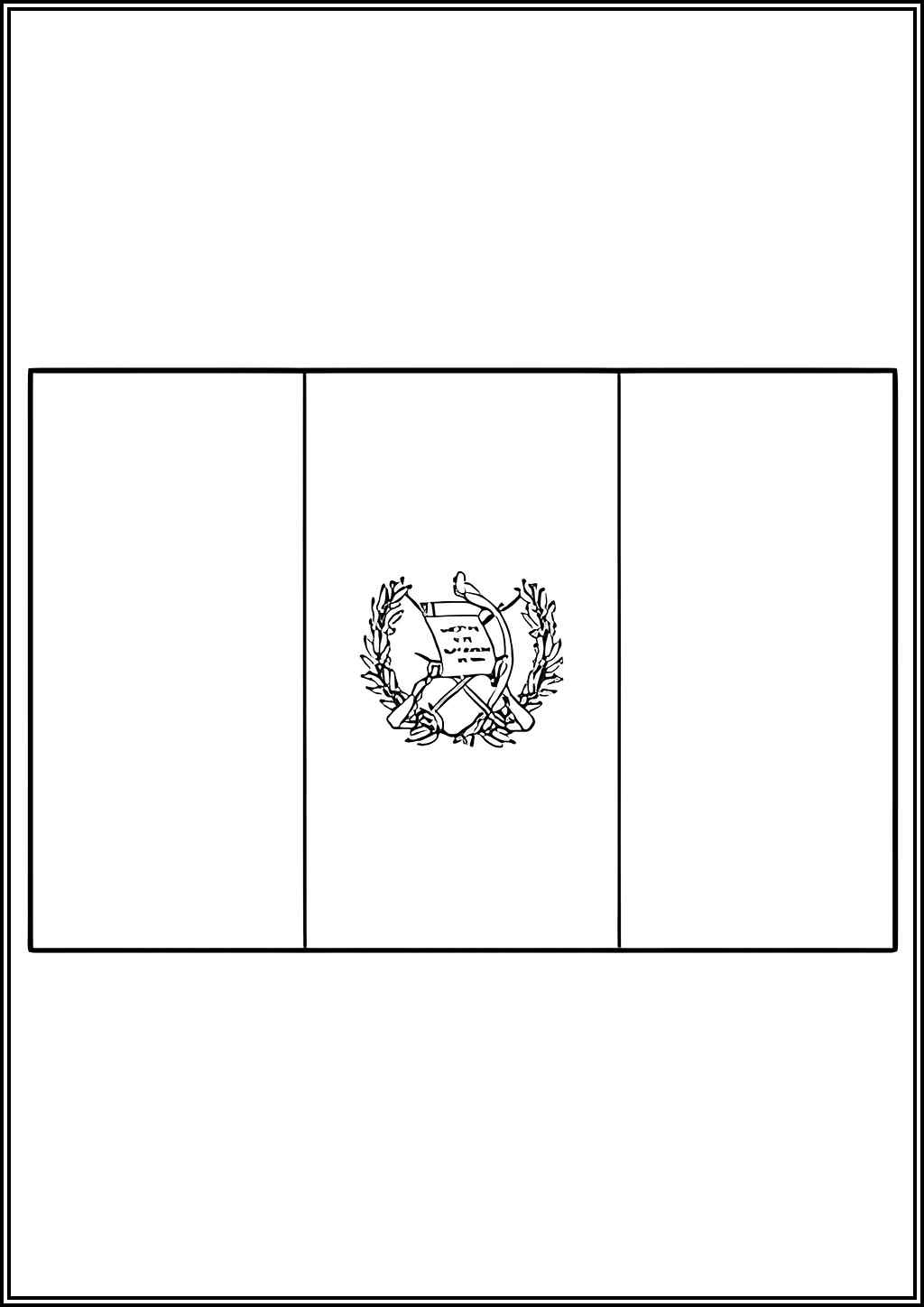 GUATEMALA - Printable Handout With Map And Flag By Interactive Printables